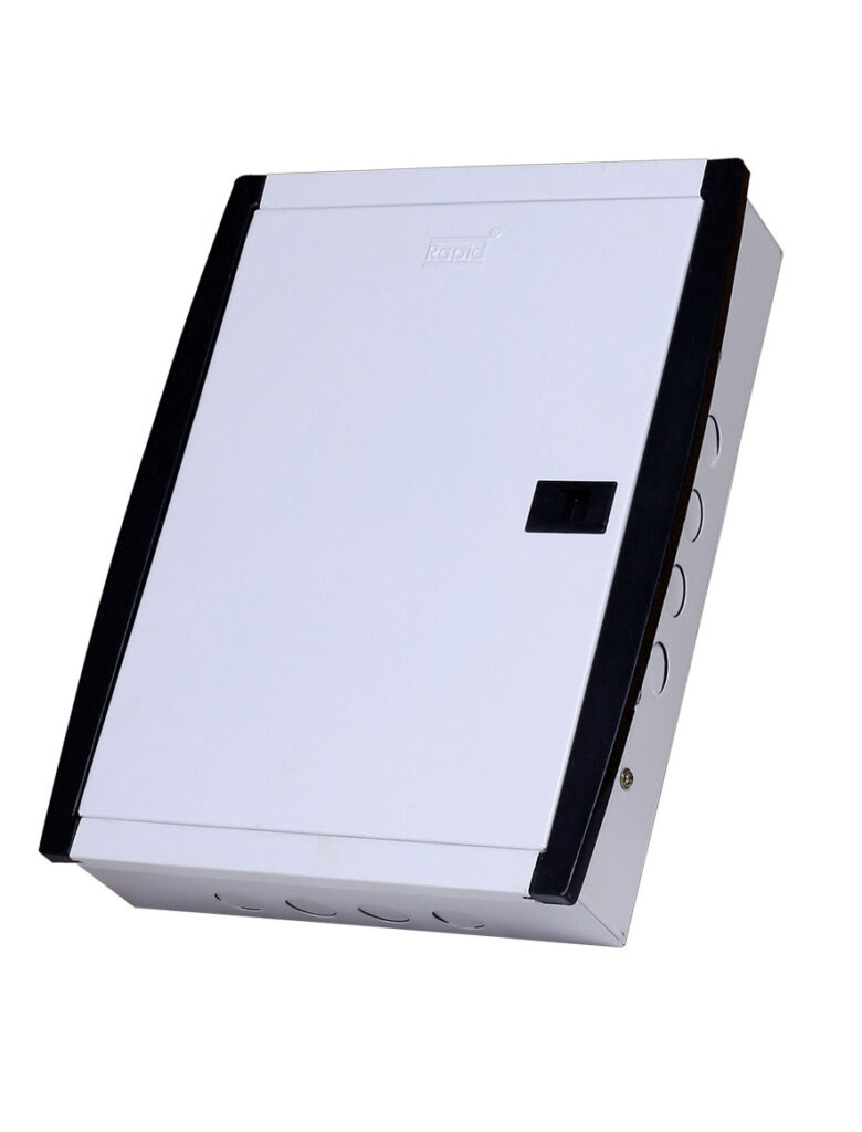 6 WAY TPN DOUBLE DOOR MCB BOX - Rapid Electric